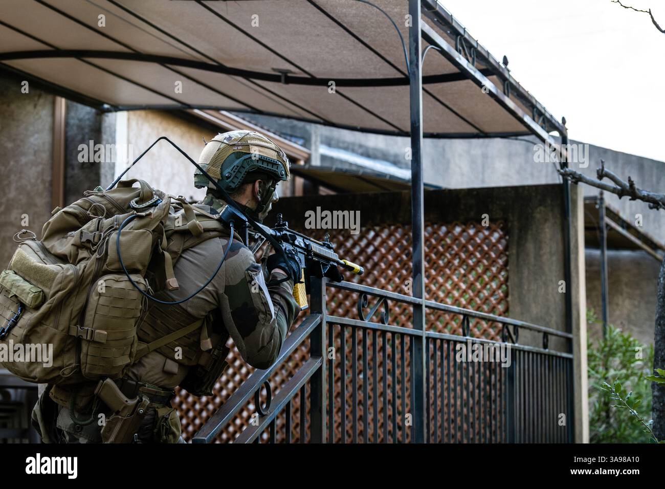 The 21st regiment d'infanterie de marine (21 RIMa) seen in action ...