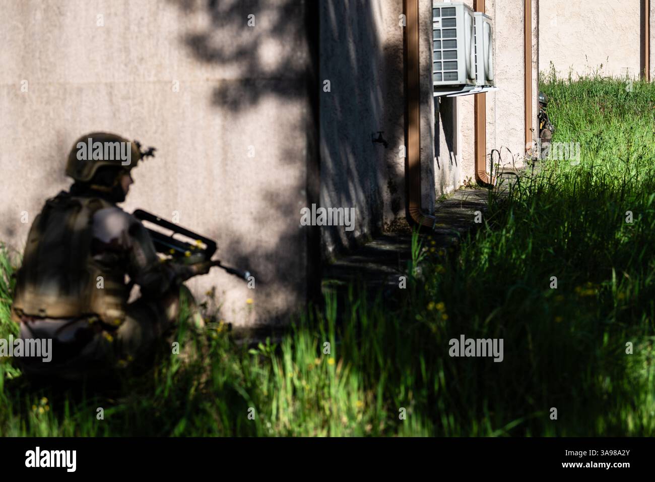 The 21st regiment d'infanterie de marine (21 RIMa) seen in action ...