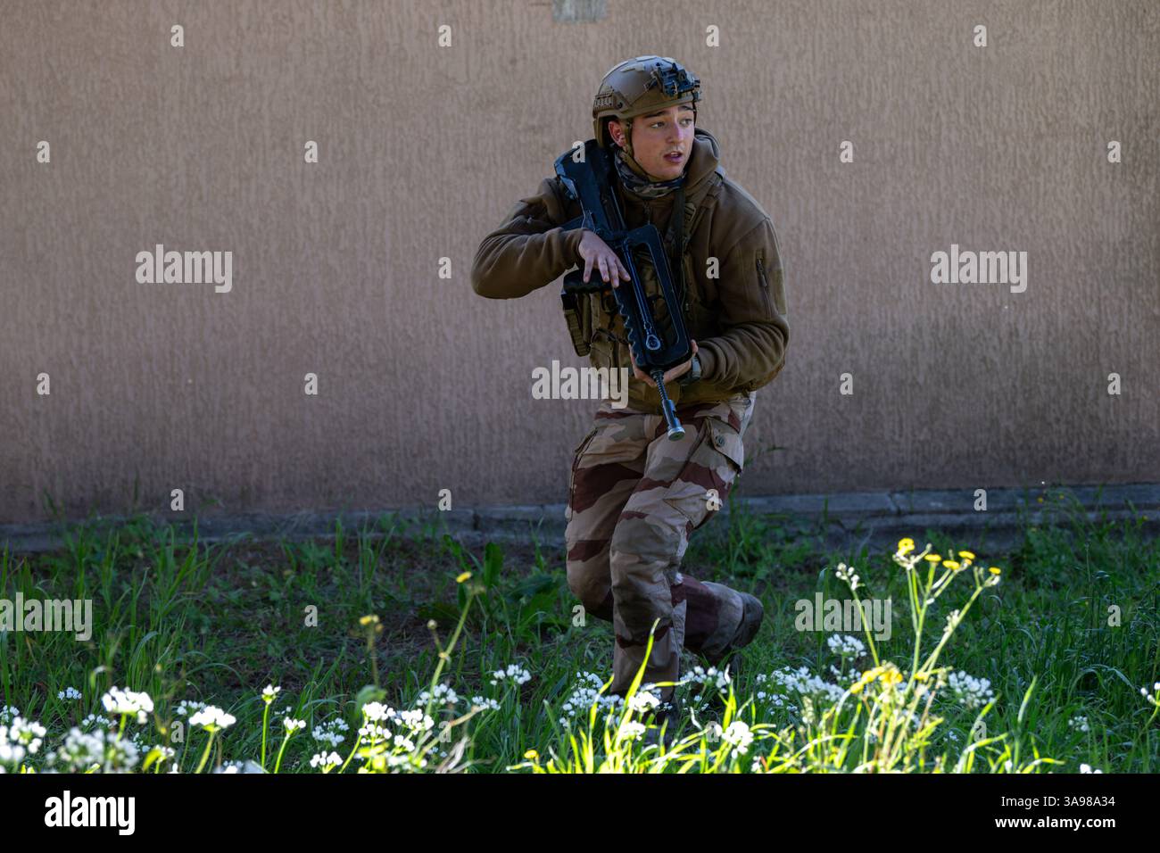 The 21st regiment d'infanterie de marine (21 RIMa) seen in action ...