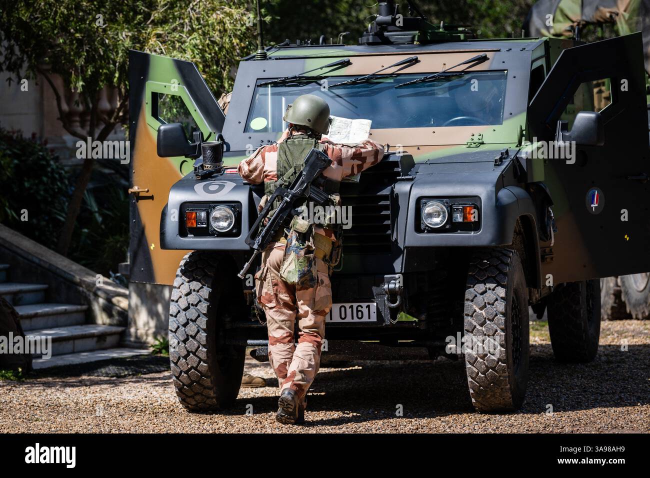 The 21st regiment d'infanterie de marine (21 RIMa) seen in action ...
