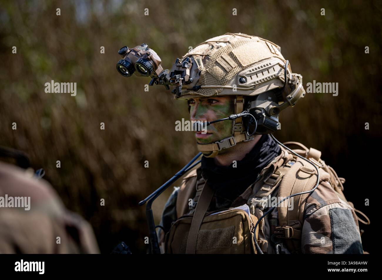The 21st regiment d'infanterie de marine (21 RIMa) seen in action ...