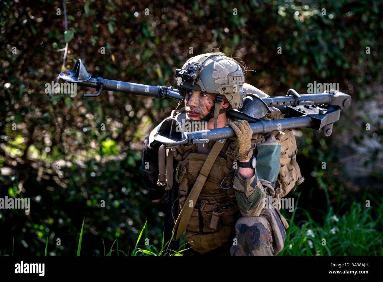 The 21st regiment d'infanterie de marine (21 RIMa) seen in action ...