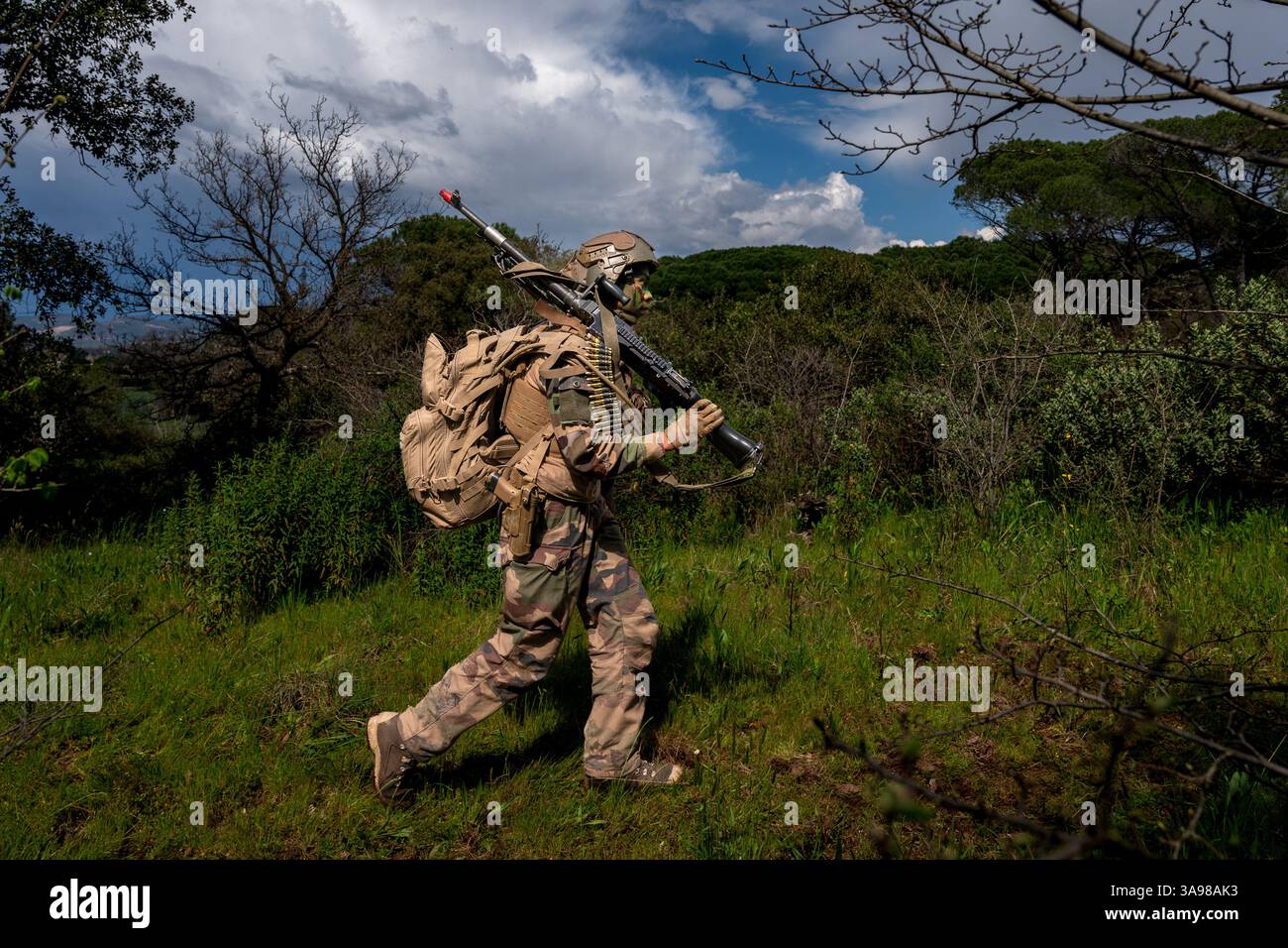 The 21st regiment d'infanterie de marine (21 RIMa) seen in action ...