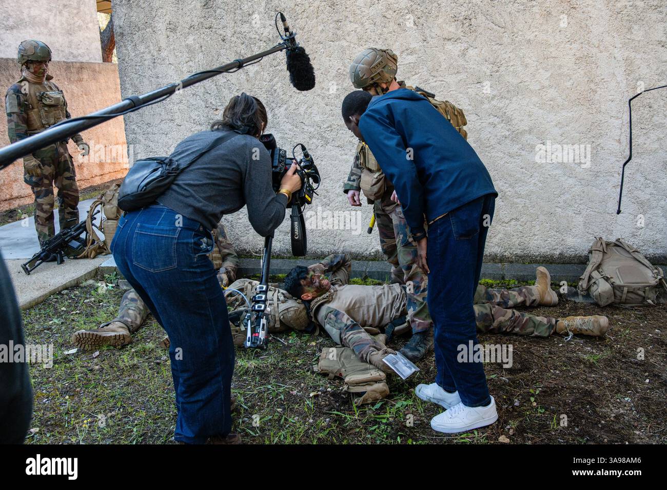 The 21st regiment d'infanterie de marine (21 RIMa) seen in action ...