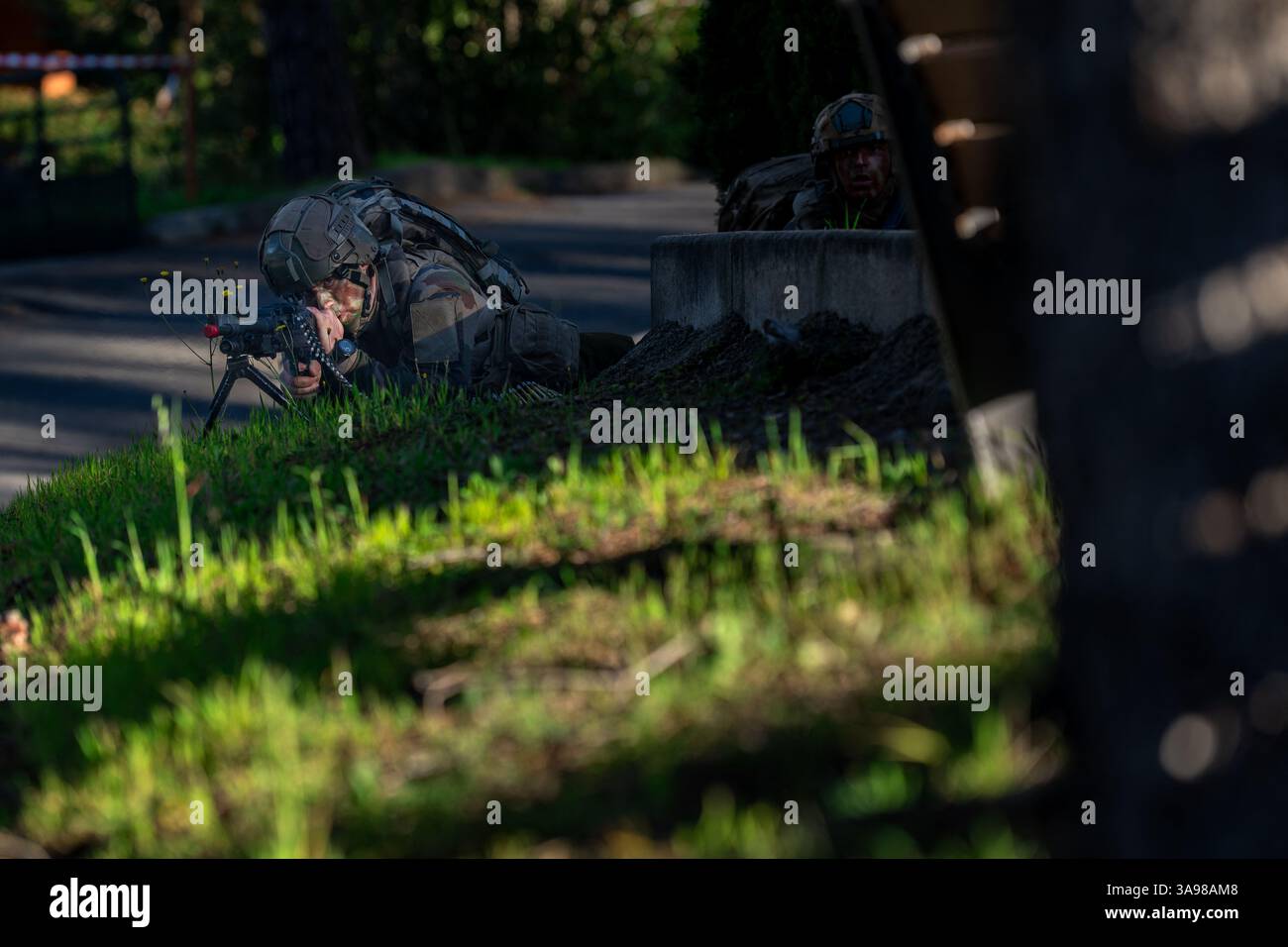 The 21st regiment d'infanterie de marine (21 RIMa) seen in action ...