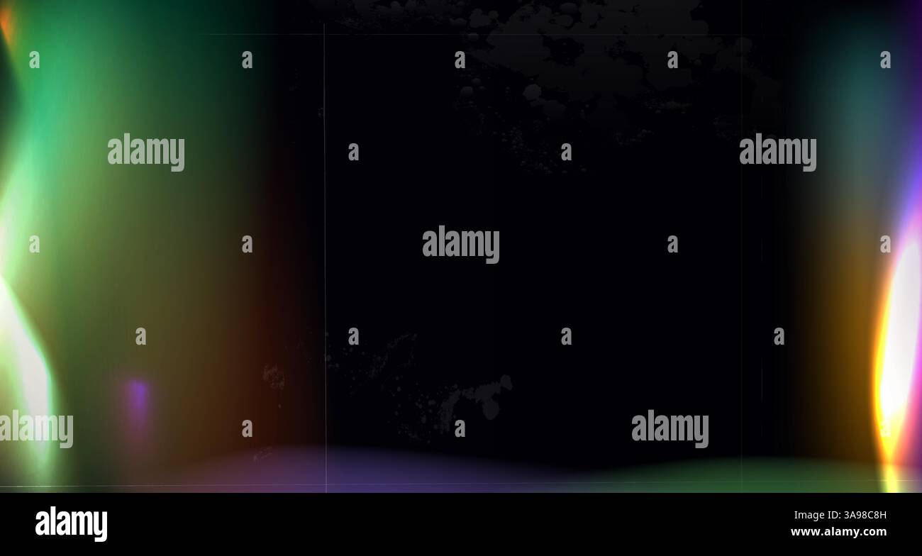 Old photo light leak overlay background. Gradient effect with colorful ...