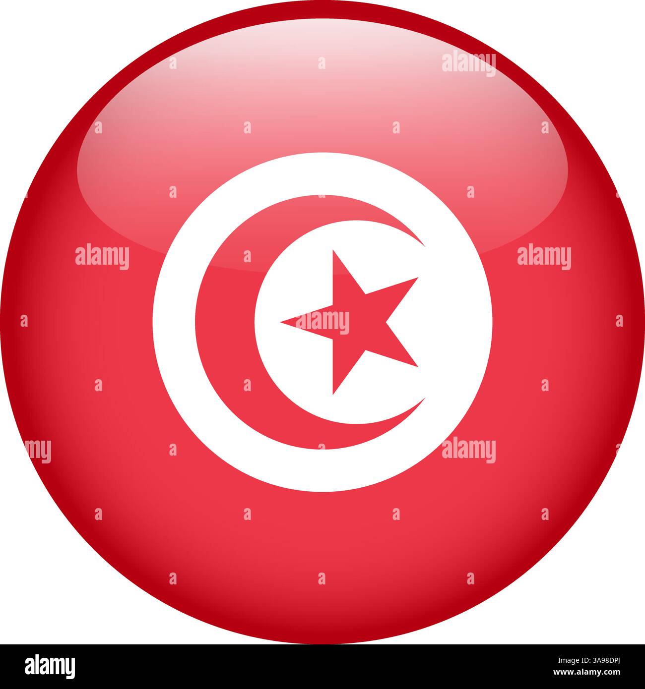 3d rendering white round Stock Vector Images - Alamy