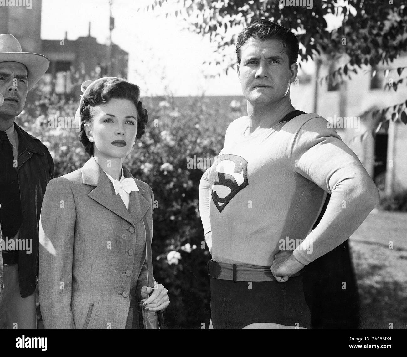 GEORGE REEVES in SUPERMAN AND THE MOLE-MEN (1951), directed by LEE ...