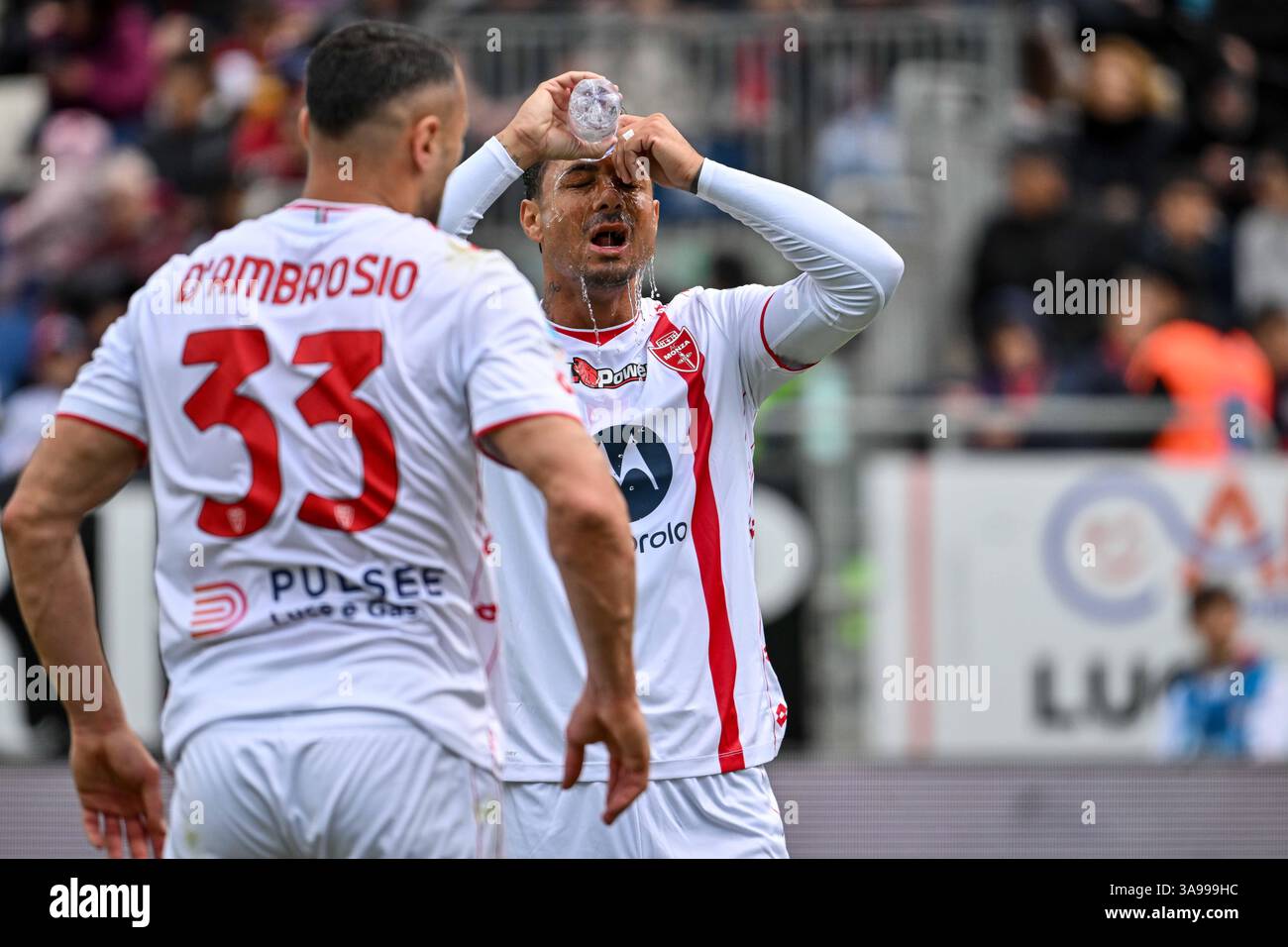 Cagliari, Italy. 30th Mar, 2025. Armando Izzo of AC Monza during ...