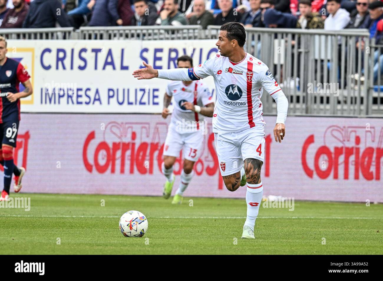 Cagliari, Italy. 30th Mar, 2025. Armando Izzo of AC Monza during ...