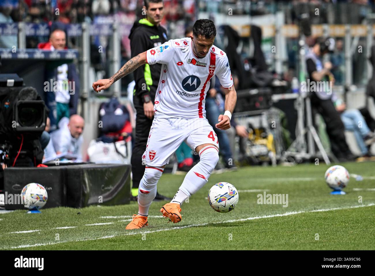 Cagliari, Italy. 30th Mar, 2025. Dany Mota of AC Monza during Cagliari ...
