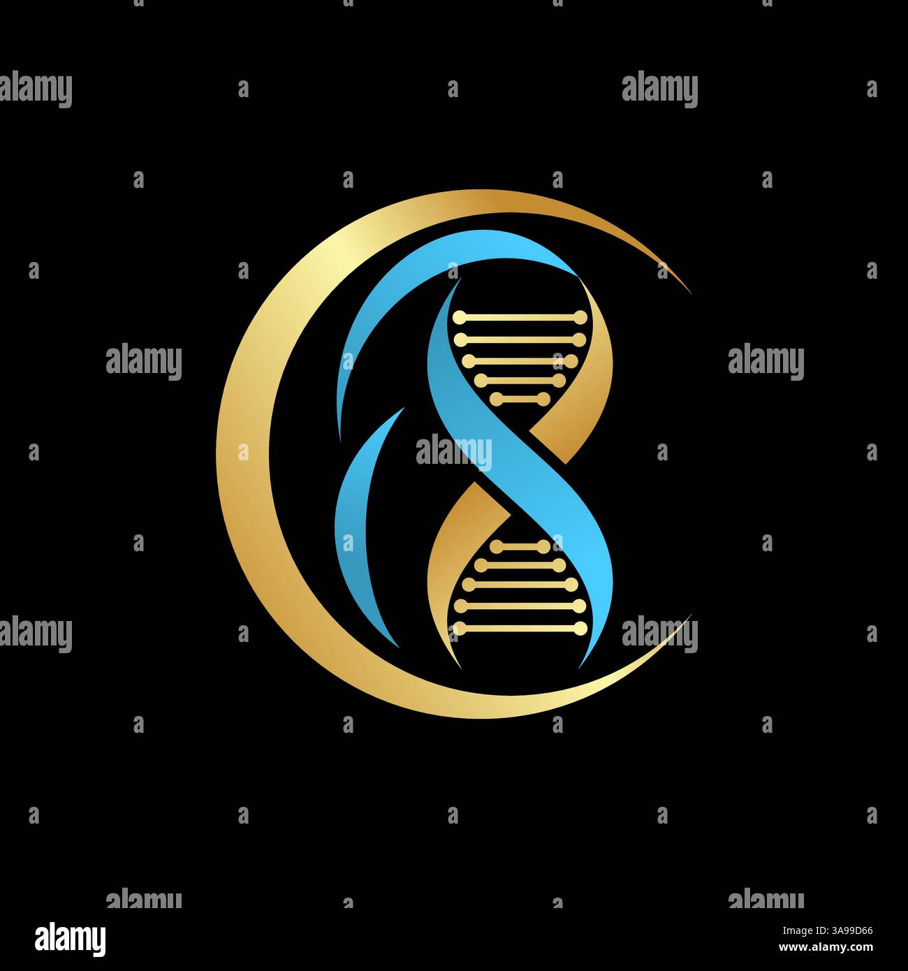 Planet dna logo Stock Vector Images - Alamy