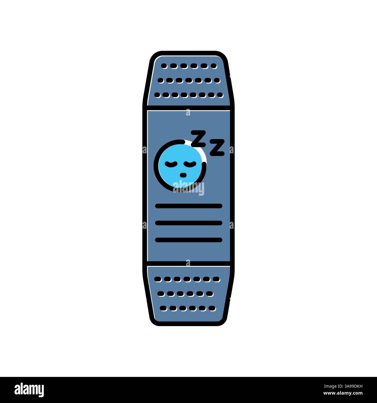 smart sleep bracelet black line icon for digital and print projects ...