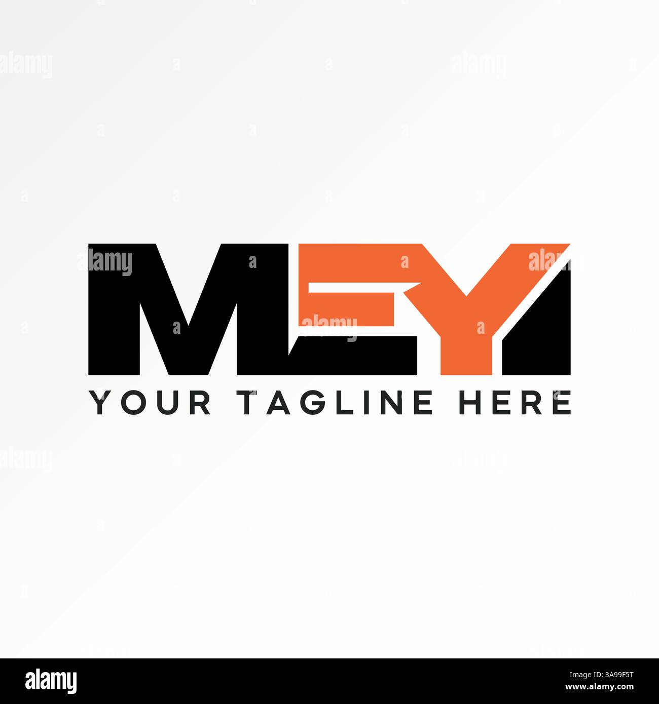 Logo design graphic concept creative premium vector stock image top sell text word initial MEY ...