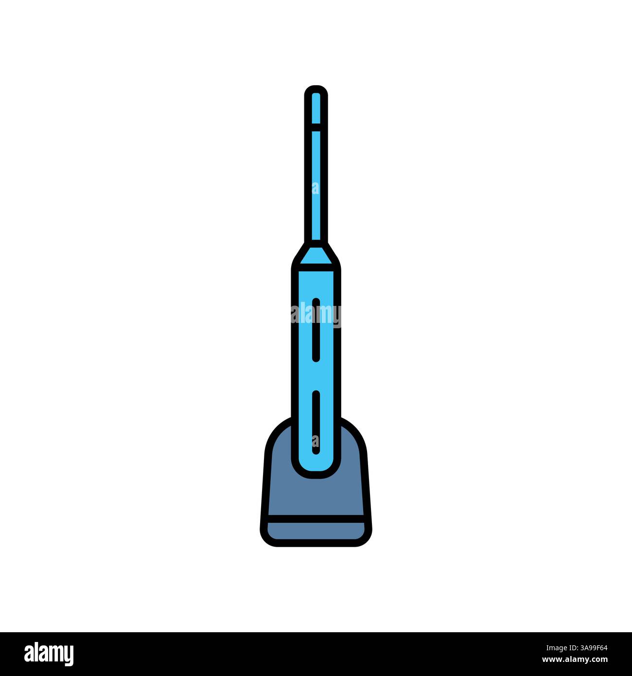 smart toothbrush black line icon for digital and print projects ...