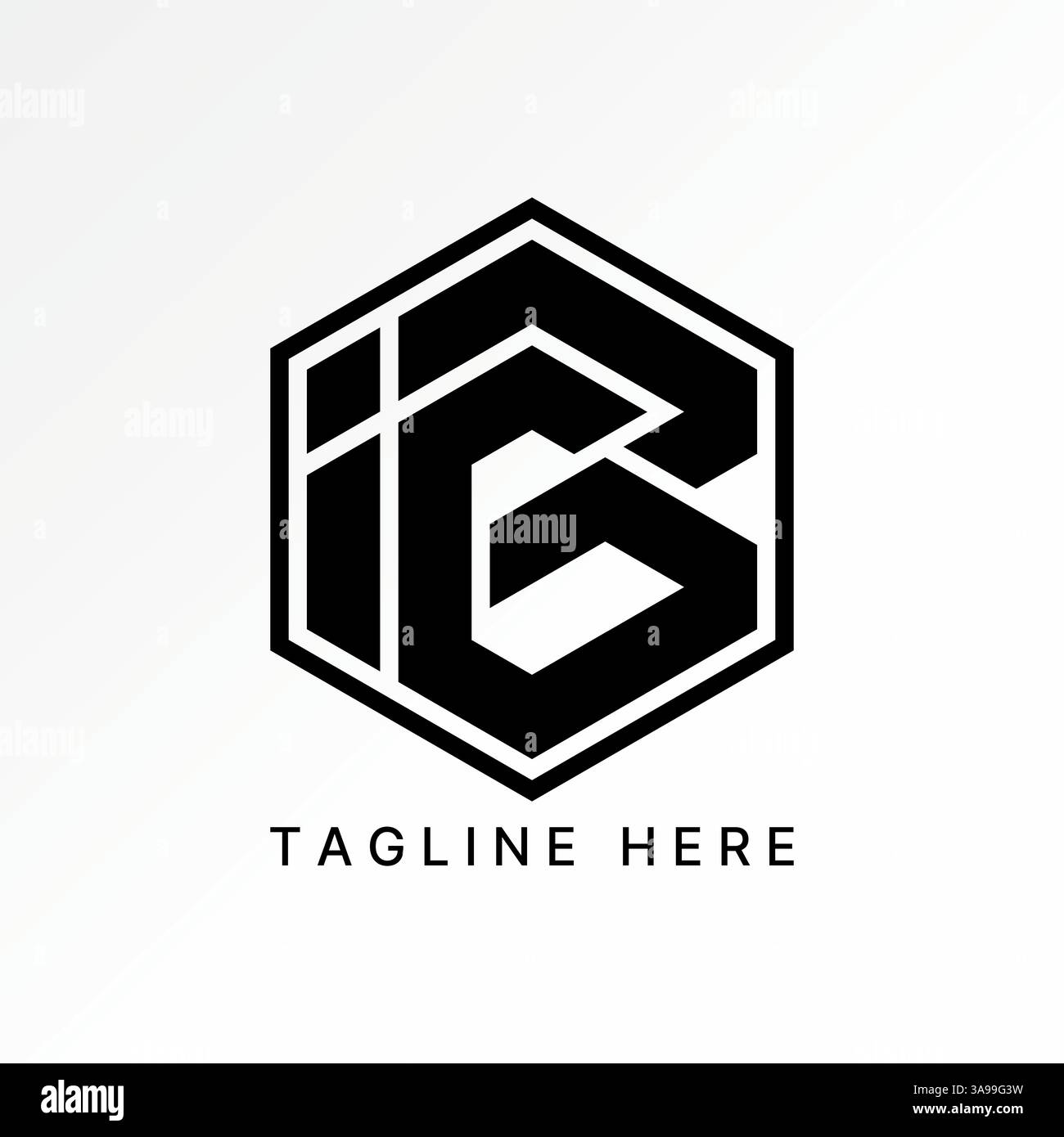 Tech fitness logo Black and White Stock Photos & Images - Alamy