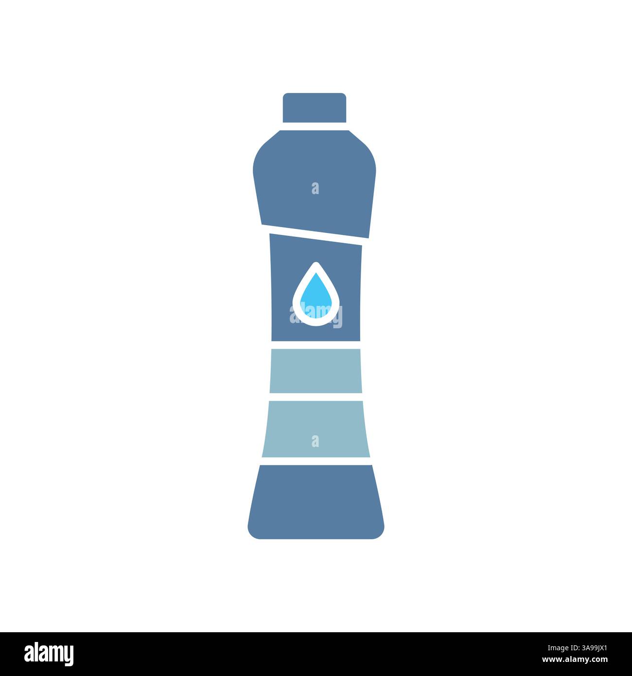 Intelligent water balance tracker black line icon for digital and print ...