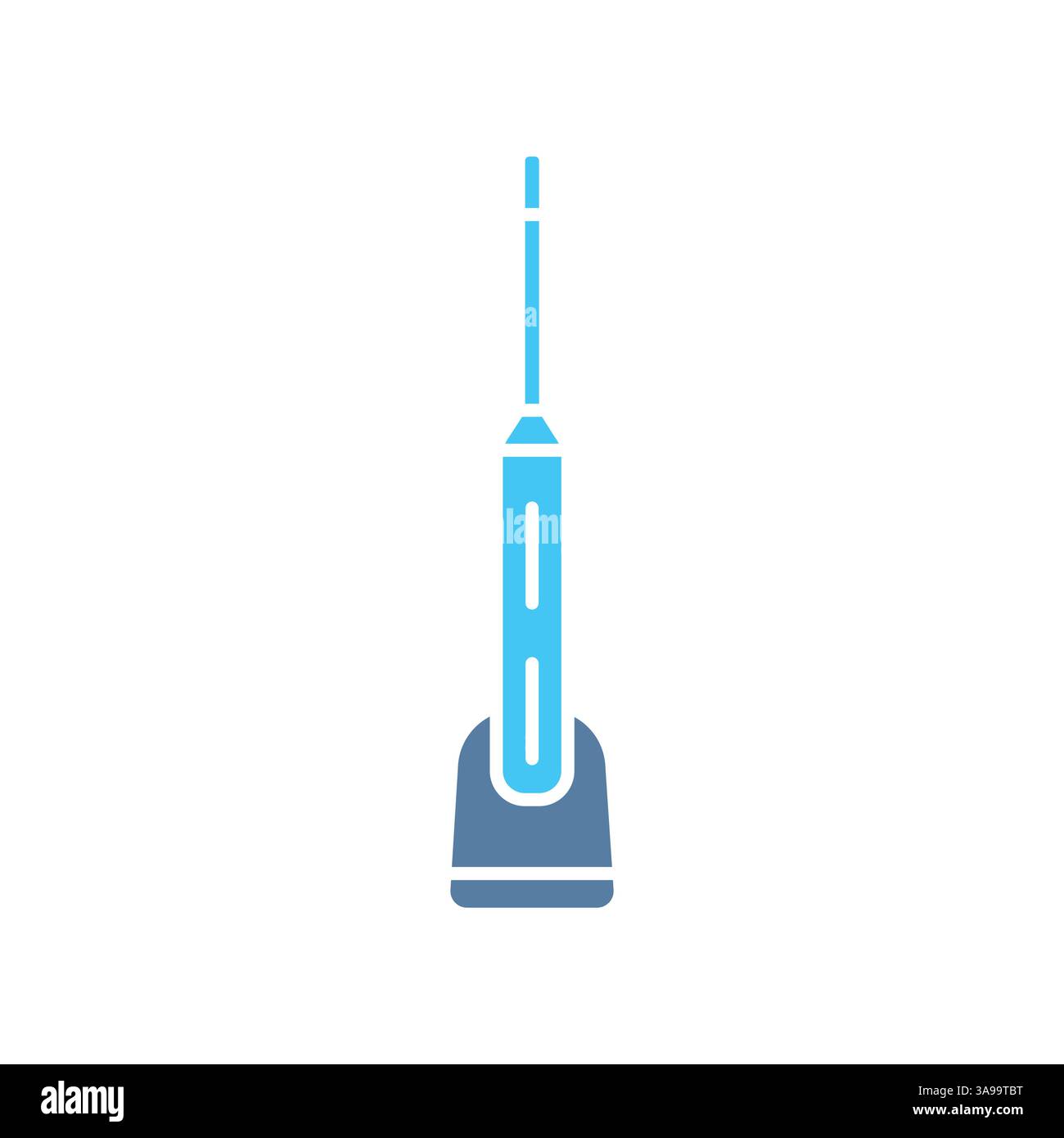 smart toothbrush black line icon for digital and print projects ...