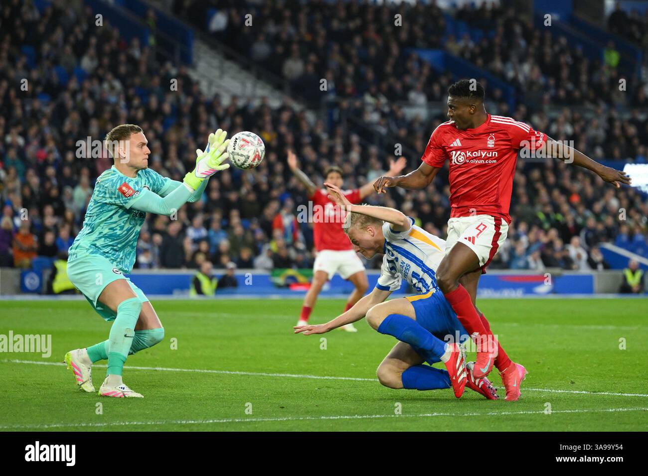 Brighton and Hove, East Sussex, UK. 29th Mar 2025. Bart Verbruggen ...