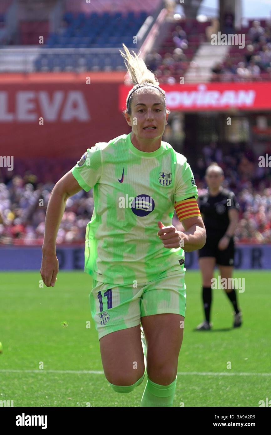 Granada, Spain, March 30th 2025 Alexia Putellas (N11) running for a ...