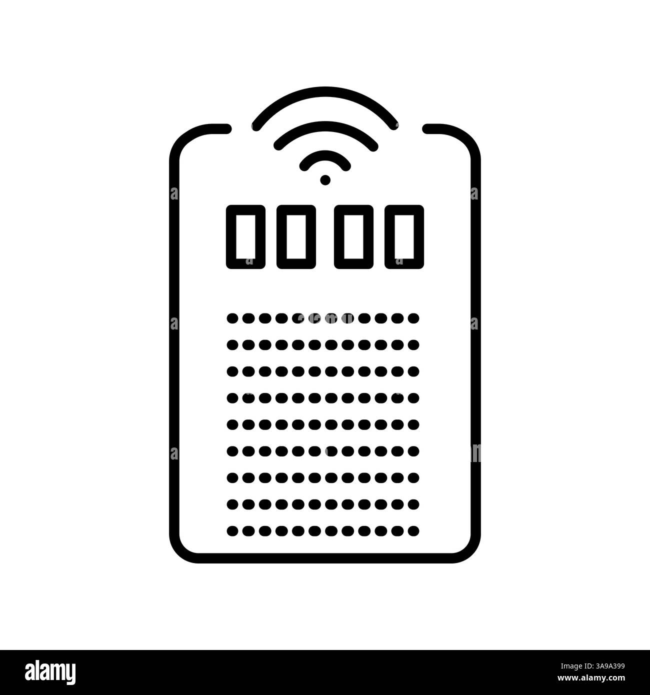 Smart speaker setup Stock Vector Images - Alamy