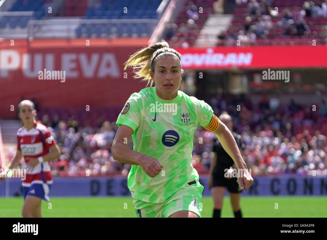 Granada, Spain, March 30th 2025 Alexia Putellas (N11) running for a ...