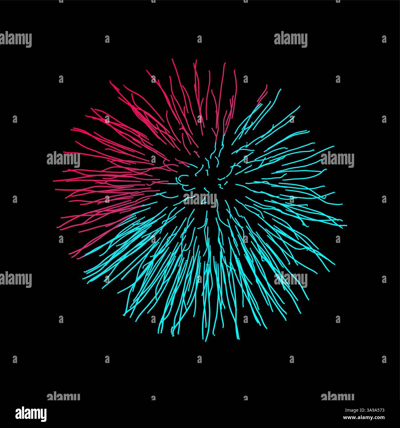 3d abstract sphere. Array with dynamic particles. Modern science and technology element. Vector ...