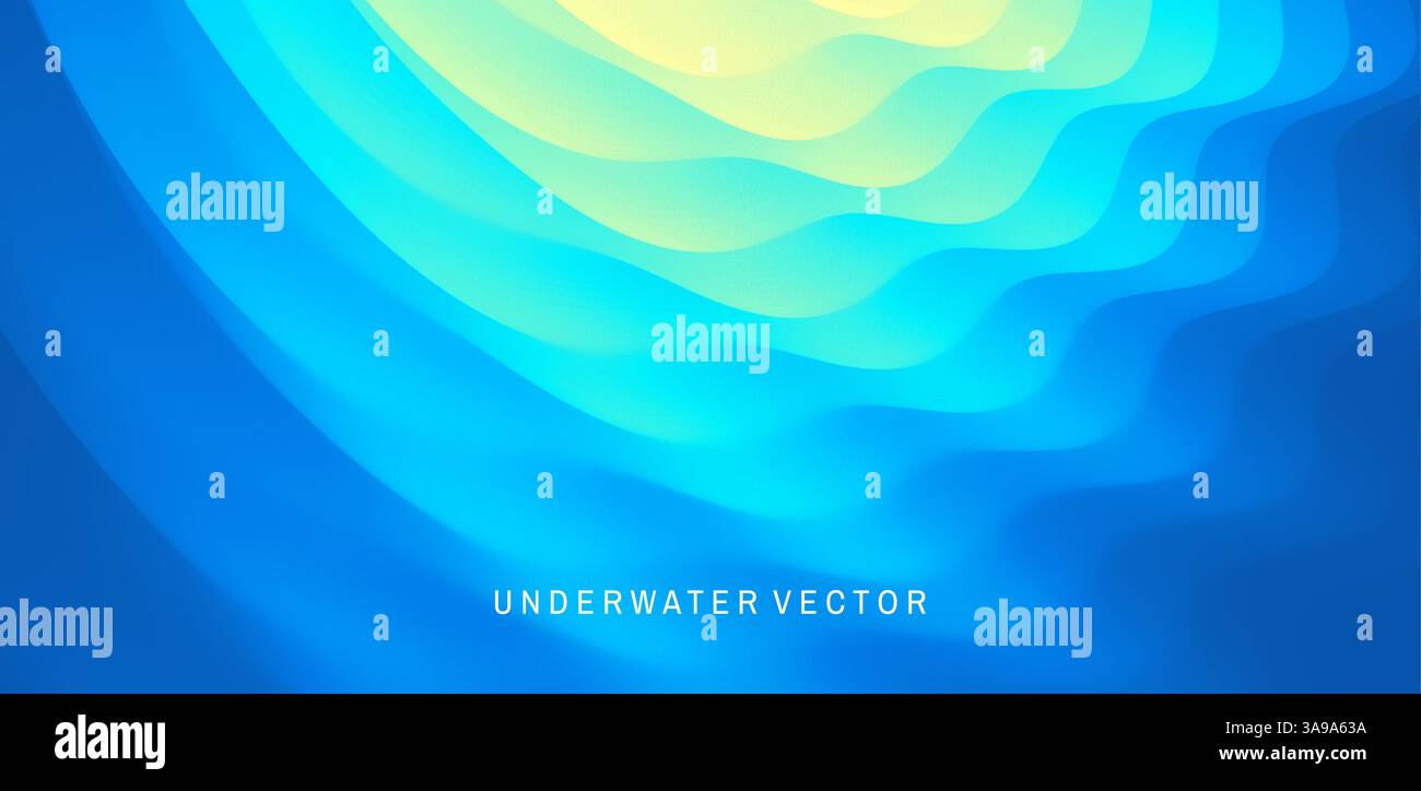 Deep blue underwater background. Modern screen design for mobile app ...