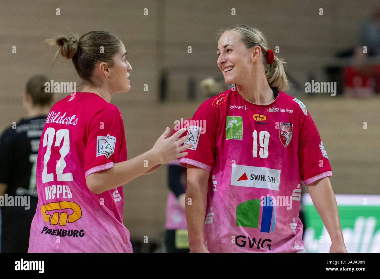 Halle, Deutschland 29. März 2025: 2.HBL - Frauen - 2024/2025 - SV Union ...