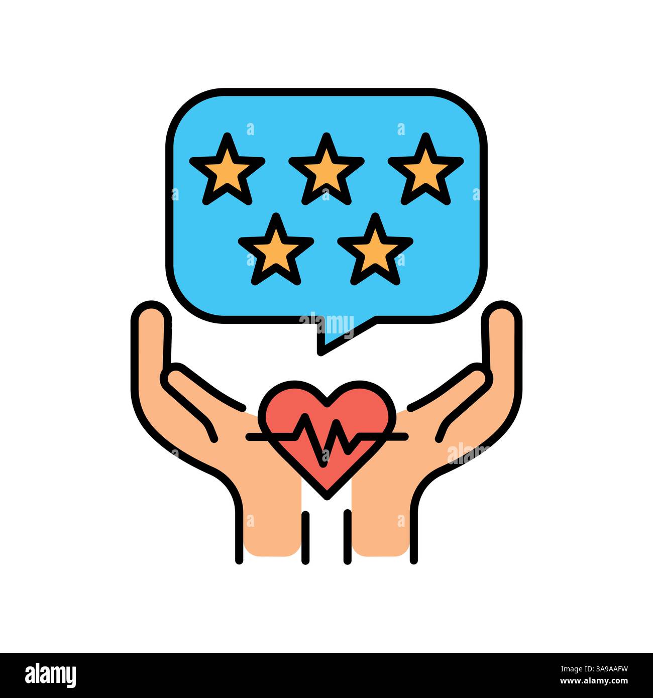 Treatment Evaluation Line Icon Vector Isolated Element Editable