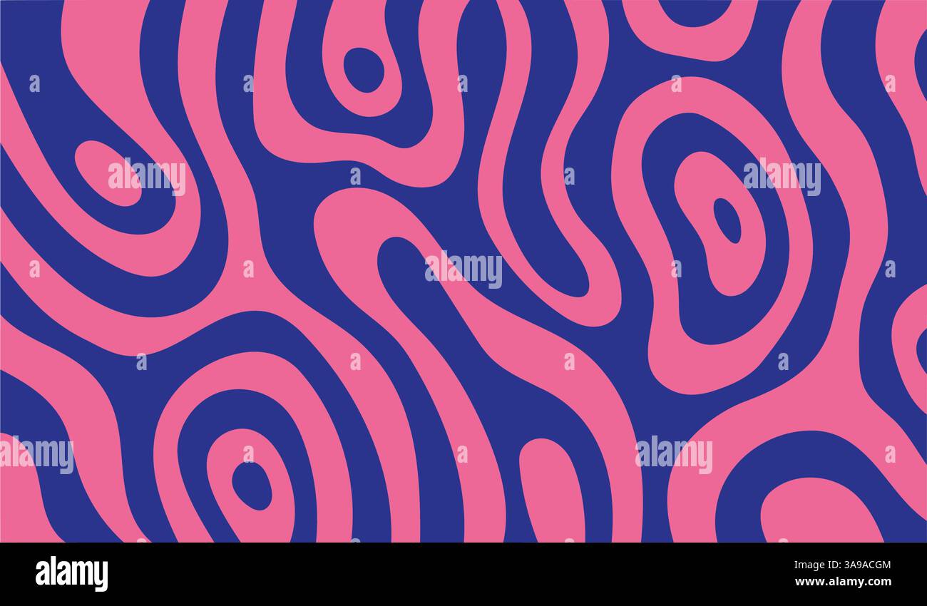 colorful abstract liquid wavy shape pattern, blob organic geometric ...