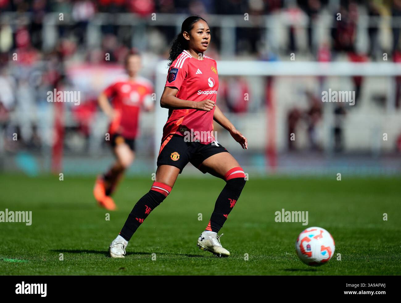 Manchester United's Jayde Riviere during the Barclays Women's Super ...