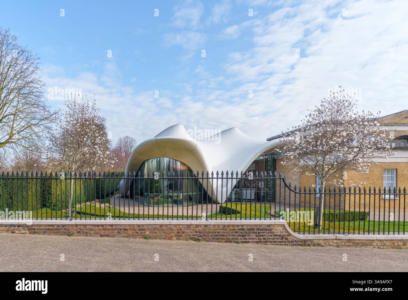 London, England, UK - Magazine restaurant at Serpentine North Gallery by Zaha Hadid Architects ...