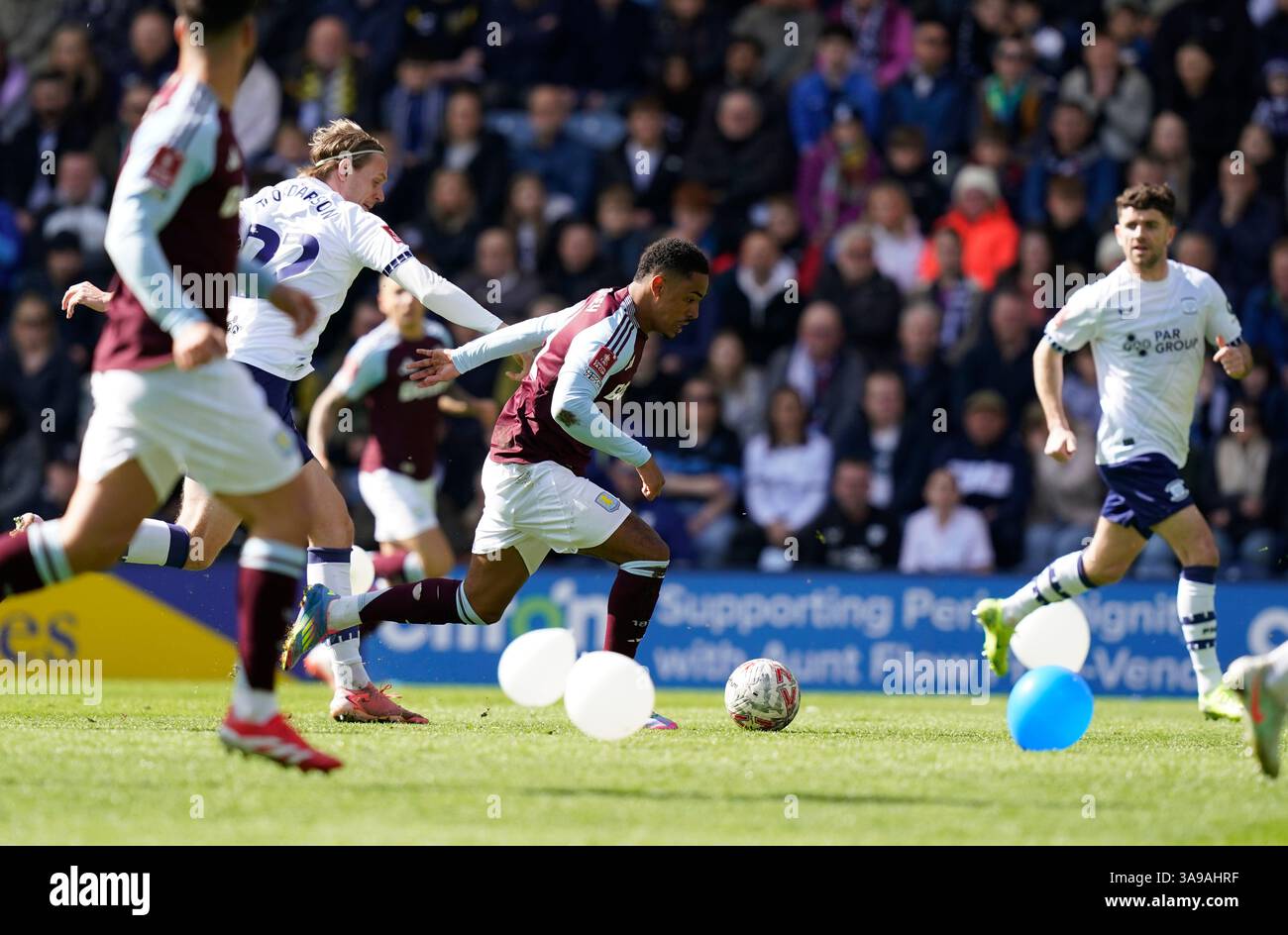 Preston, England, 30th March 2025. Stefan Teeter Thordarson of Preston ...