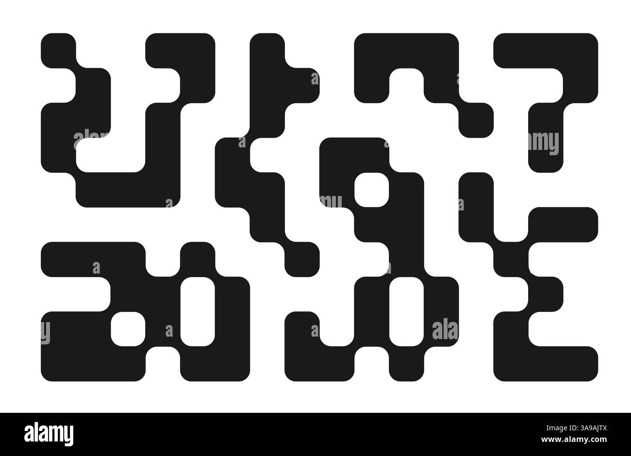 Background black liquid connected Cut Out Stock Images & Pictures - Alamy