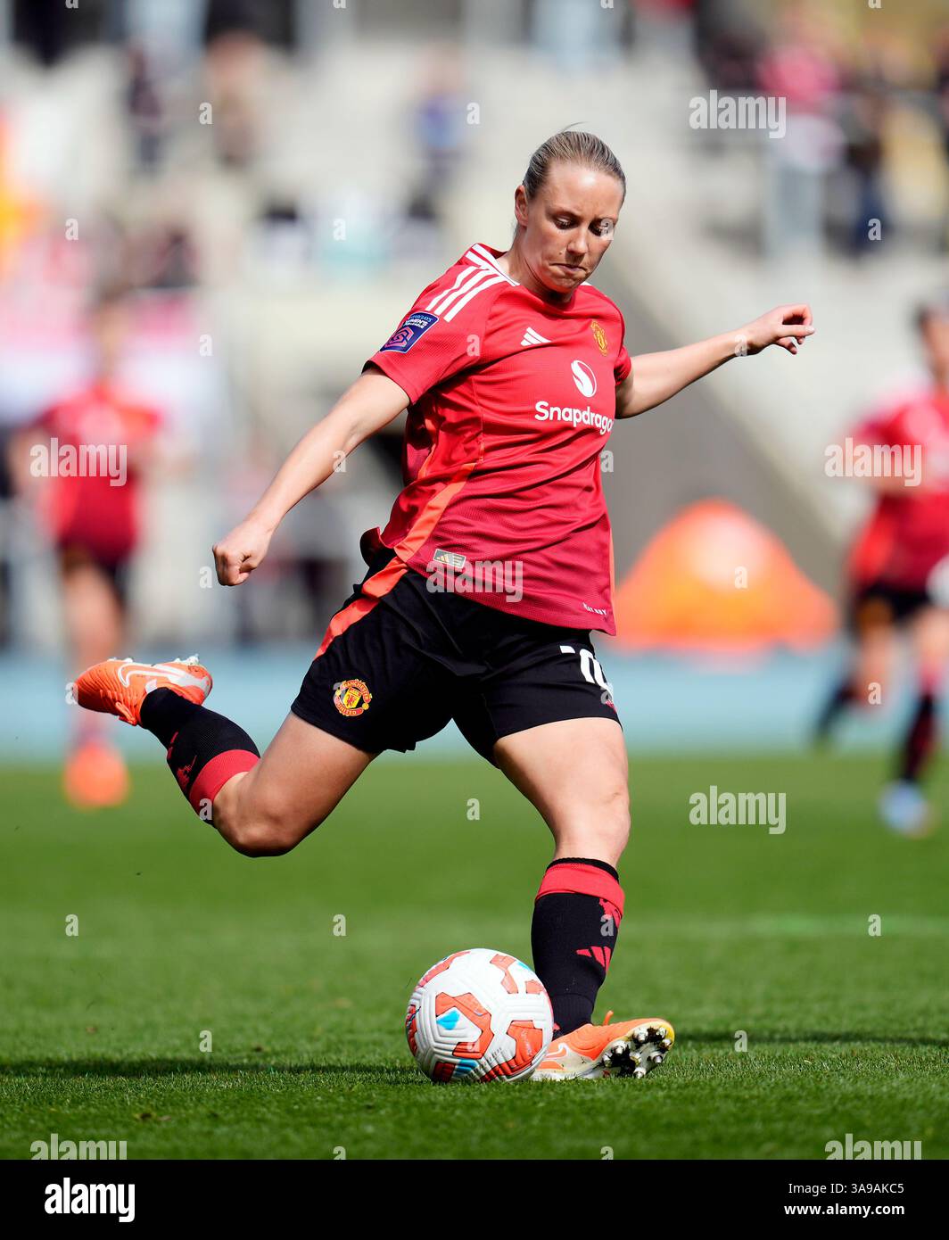 Manchester United's Lisa Naalsund during the Barclays Women's Super ...