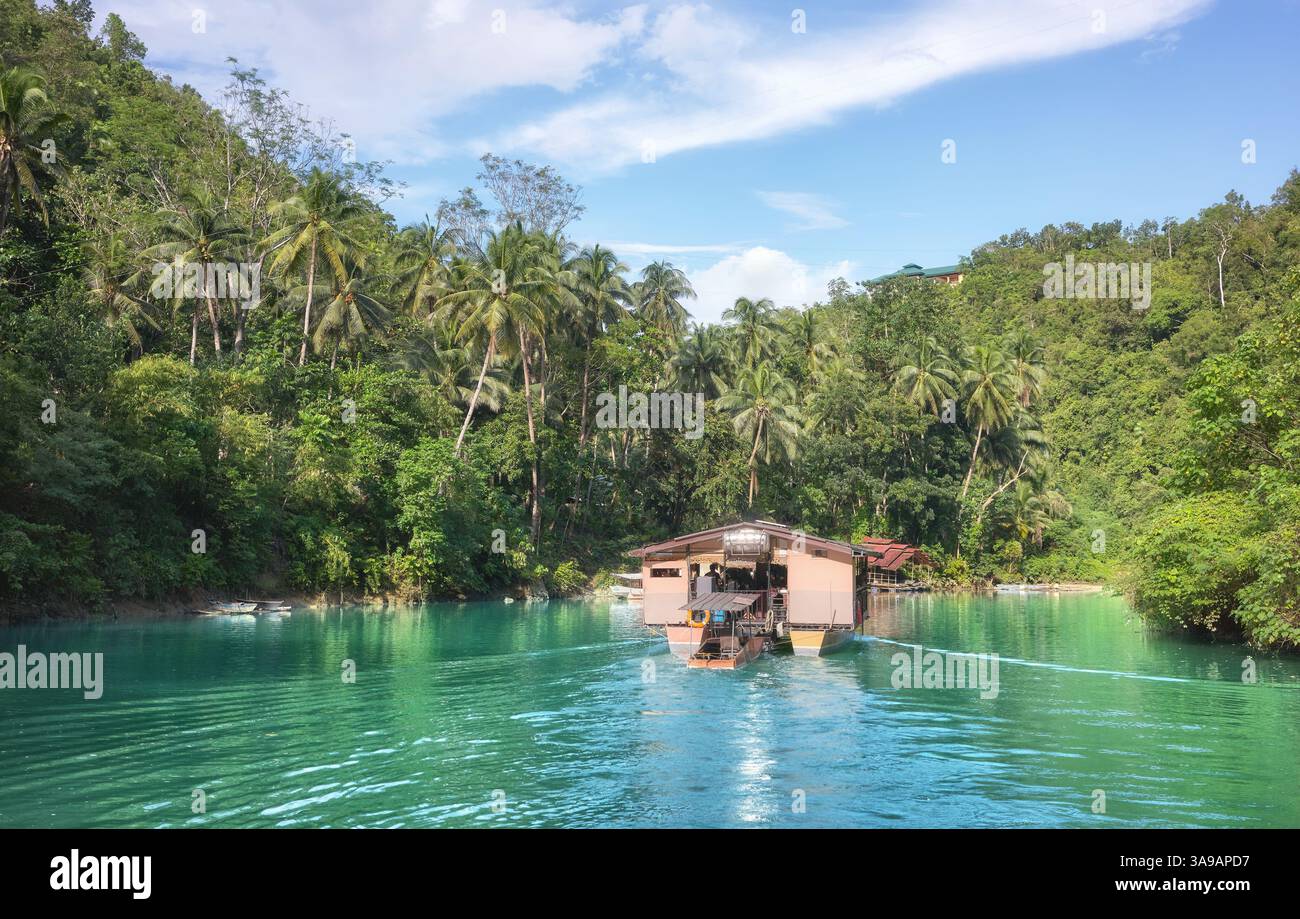 View of the Loboc river, one of the main destinations on Bohol Island, Philippines Stock Photo ...
