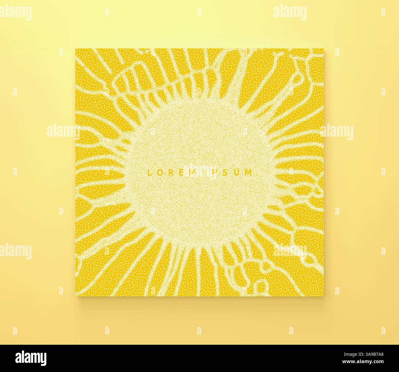 Solar or starlight emission. Backdrop with explosion. Design for banner ...