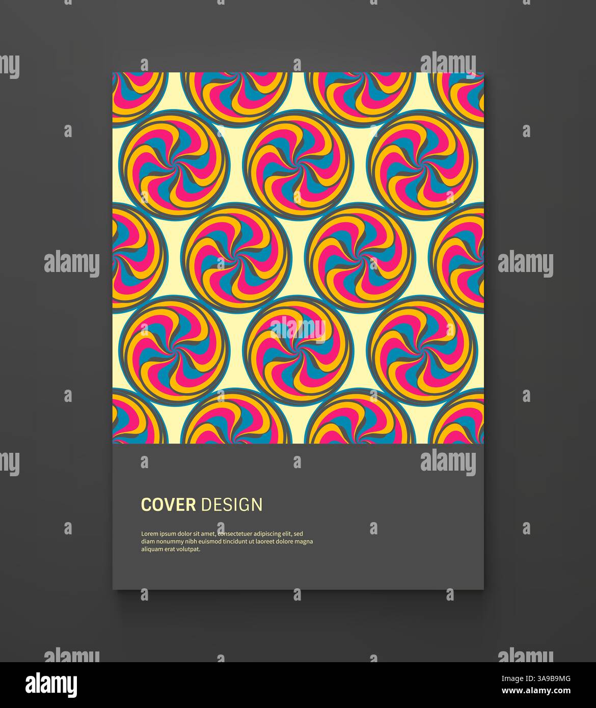 Abstract swirl background. Cover design template. Vector illustration ...