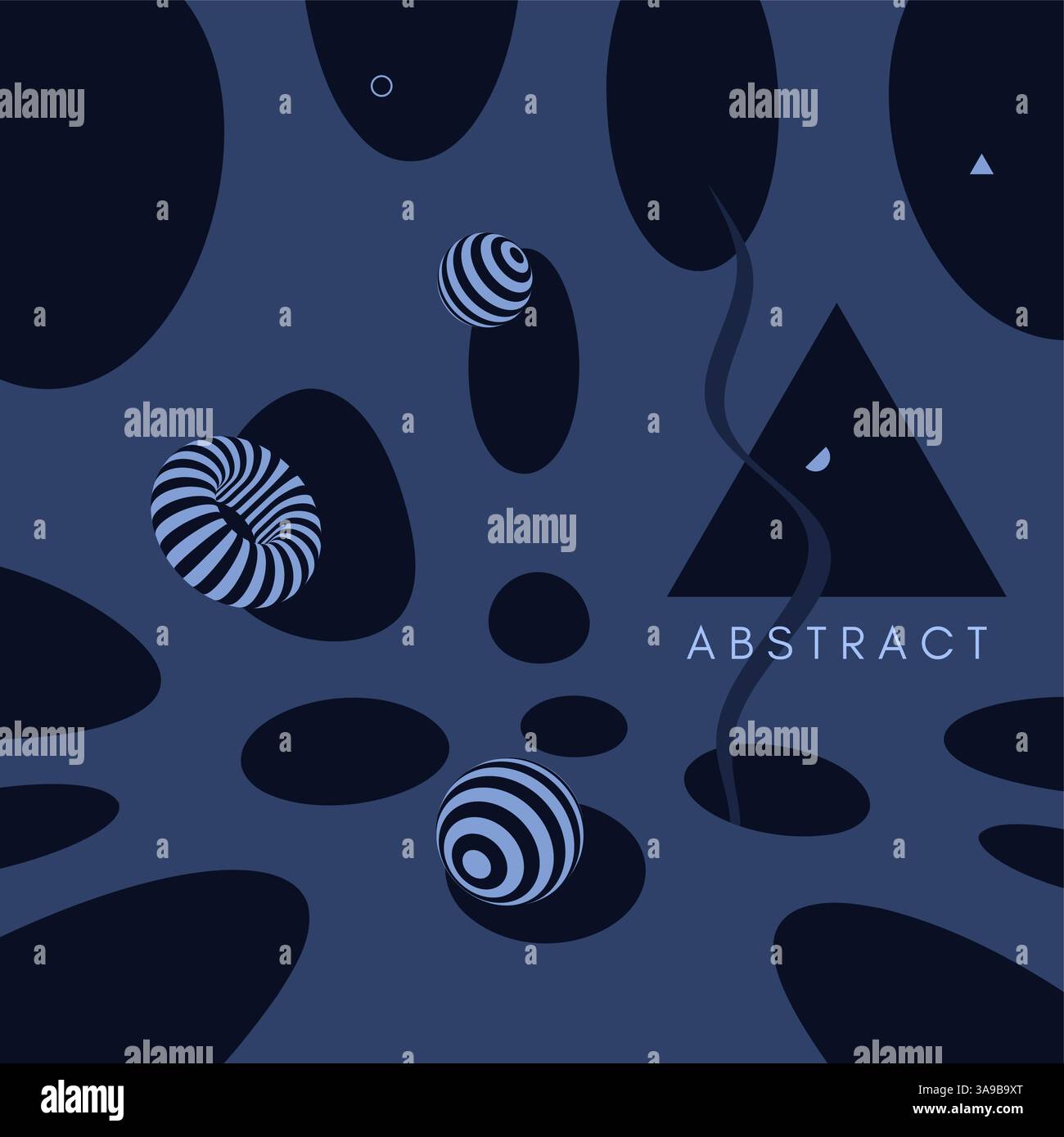 Geometrical composition in futuristic Stock Vector Images - Alamy