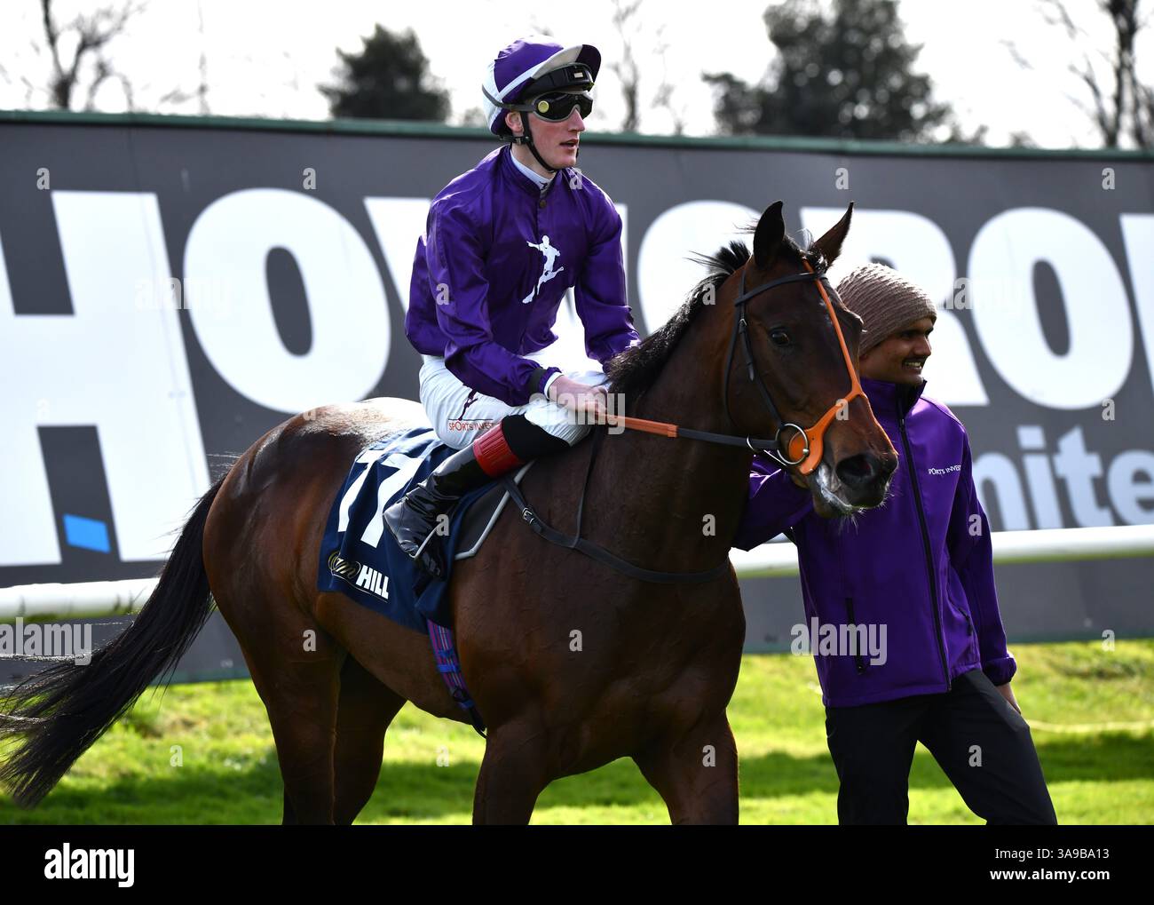 racehorse Norman's Cay and jockey David Egan Stock Photo - Alamy