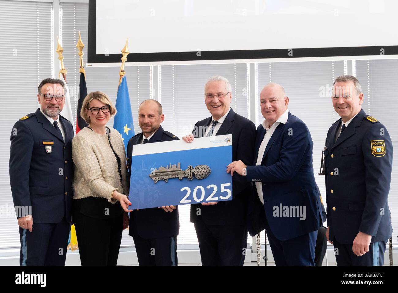 Augsburg, Bavaria, Germany - March 30, 2025: Martin Wilhelm President of the Police Headquarters ...