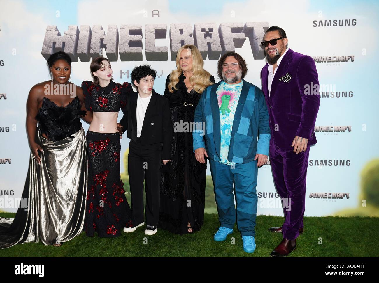 Cast (left to right) Danielle Brooks, Emma Myers, Sebastian Hansen ...