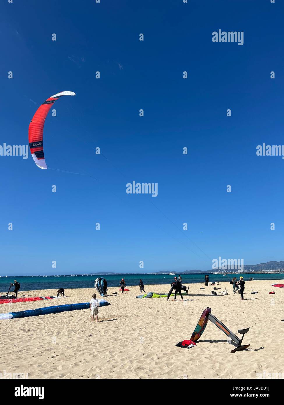 Kite surfers at the 54th Trofeo Princesa Sofia Mallorca (2025 ...