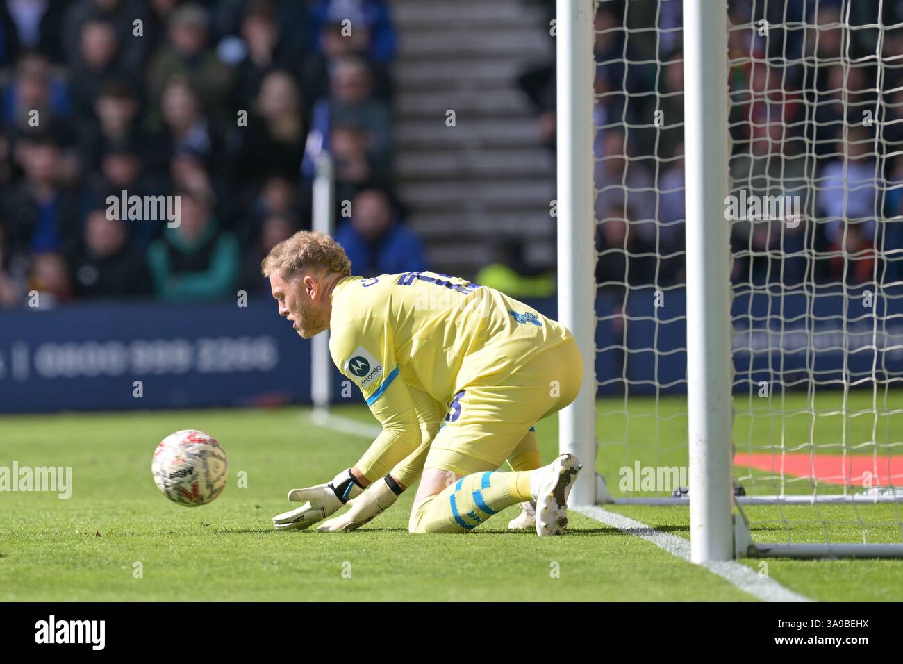 Deepdale, Preston, UK. 30th Mar, 2025. FA Cup Quarter Final Football ...