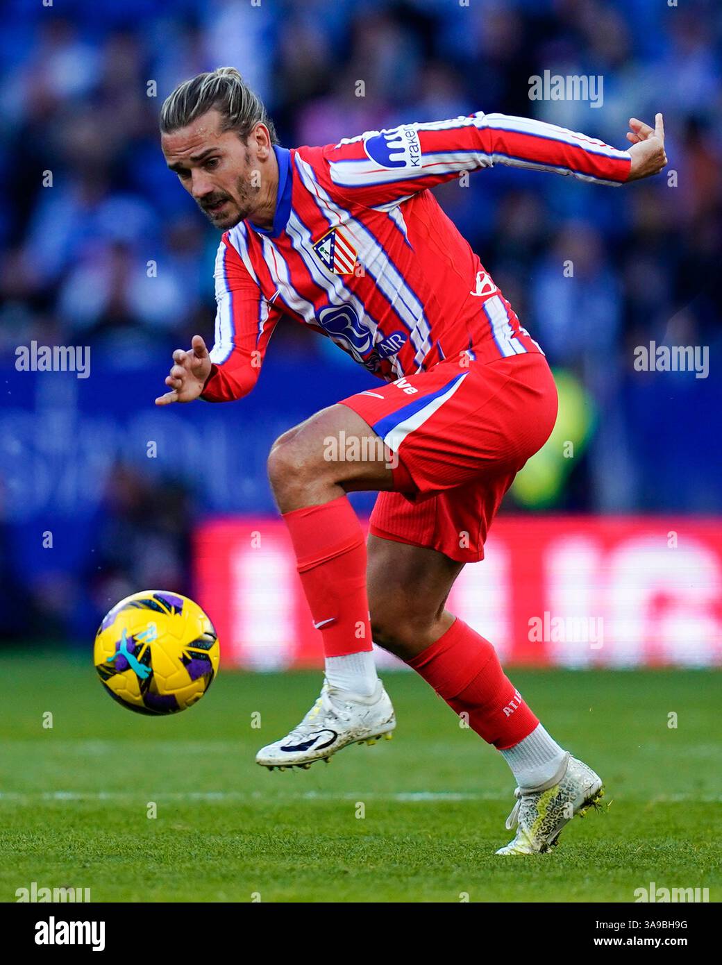 Antoine Griezmann of Atletico de Madrid during the La Liga EA Sports match between RCD Espanyol ...