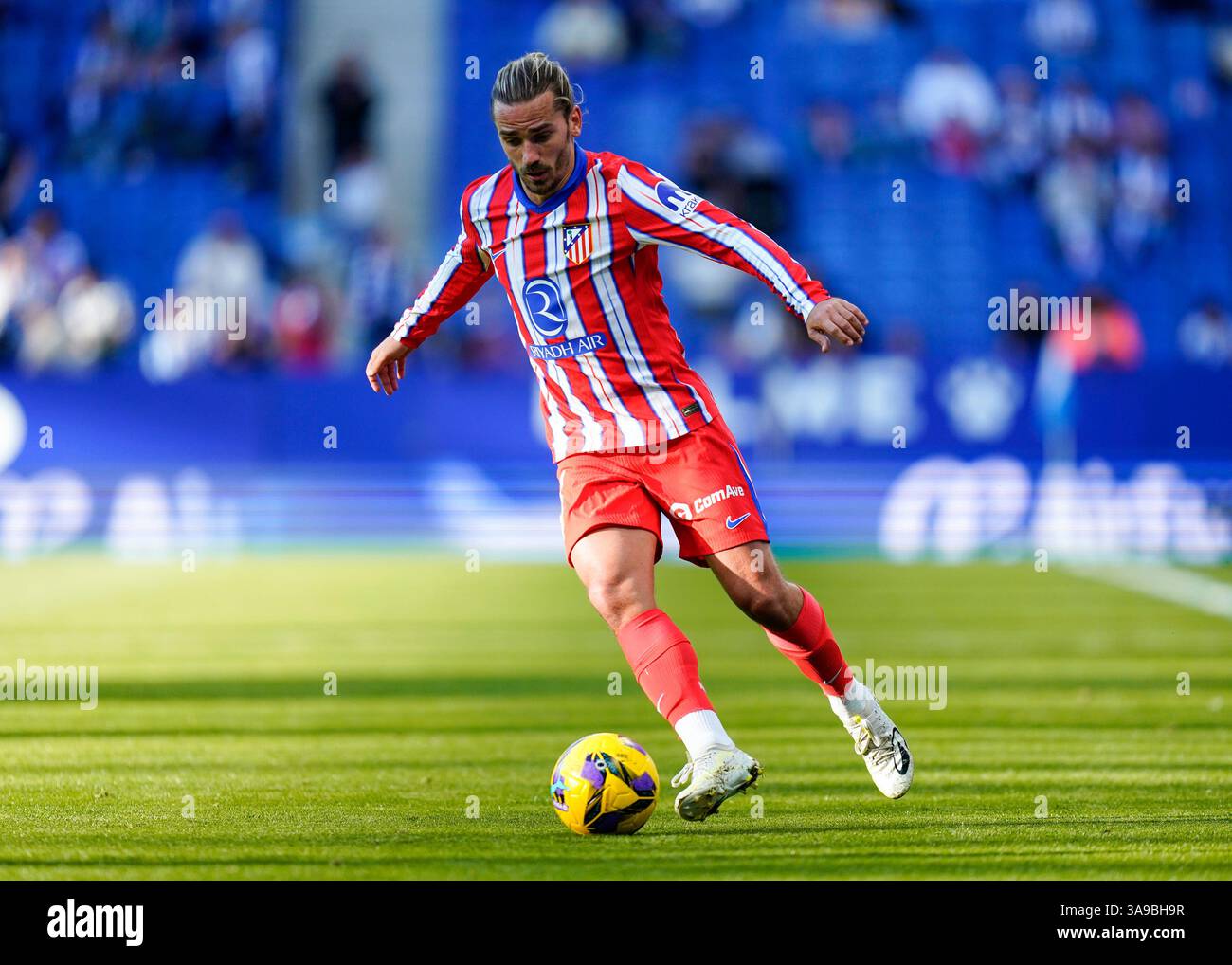 Antoine Griezmann of Atletico de Madrid during the La Liga EA Sports match between RCD Espanyol ...