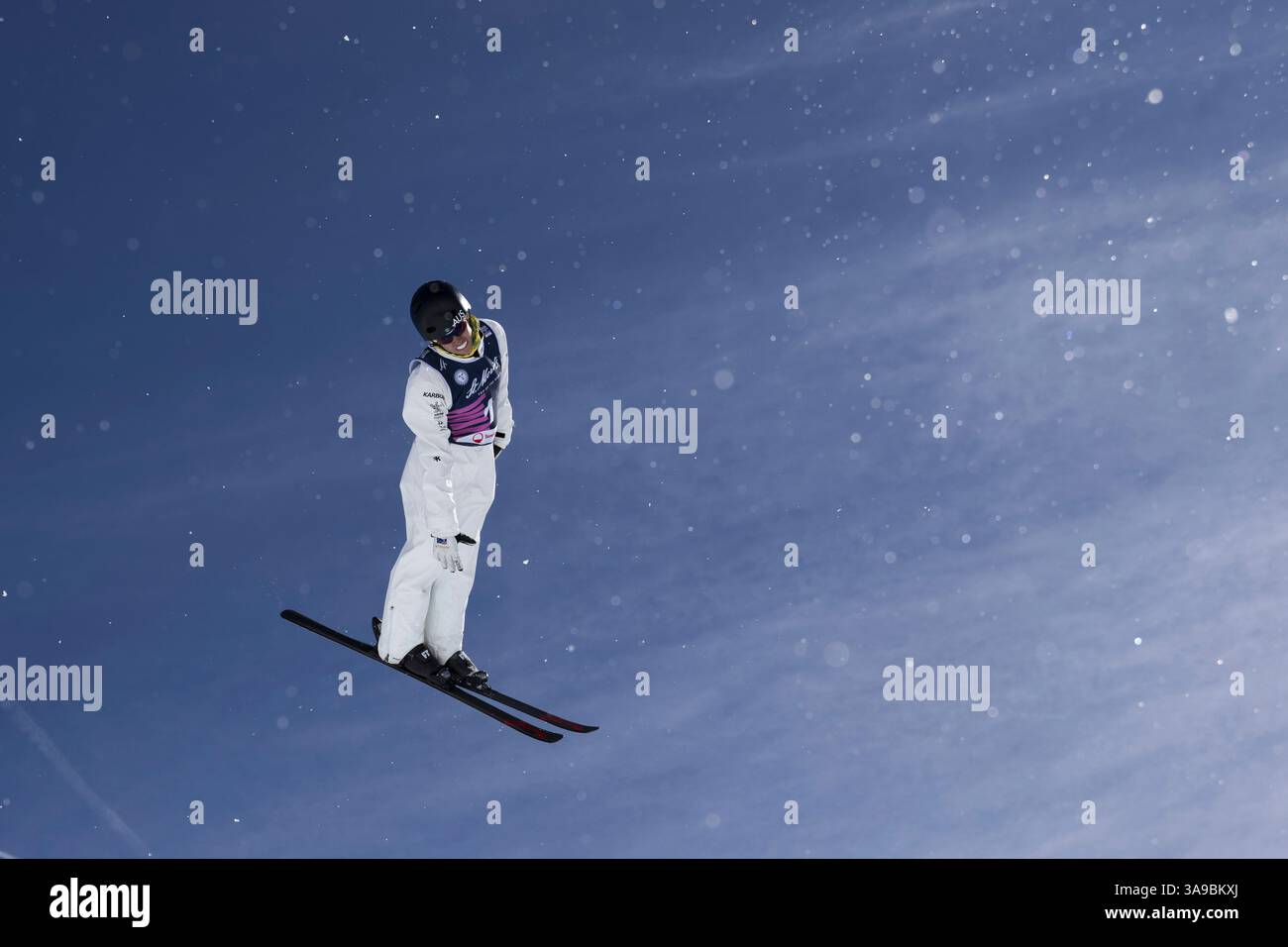 Australia's Laura Peel competes in the Aerials of the FIS Snowboard ...
