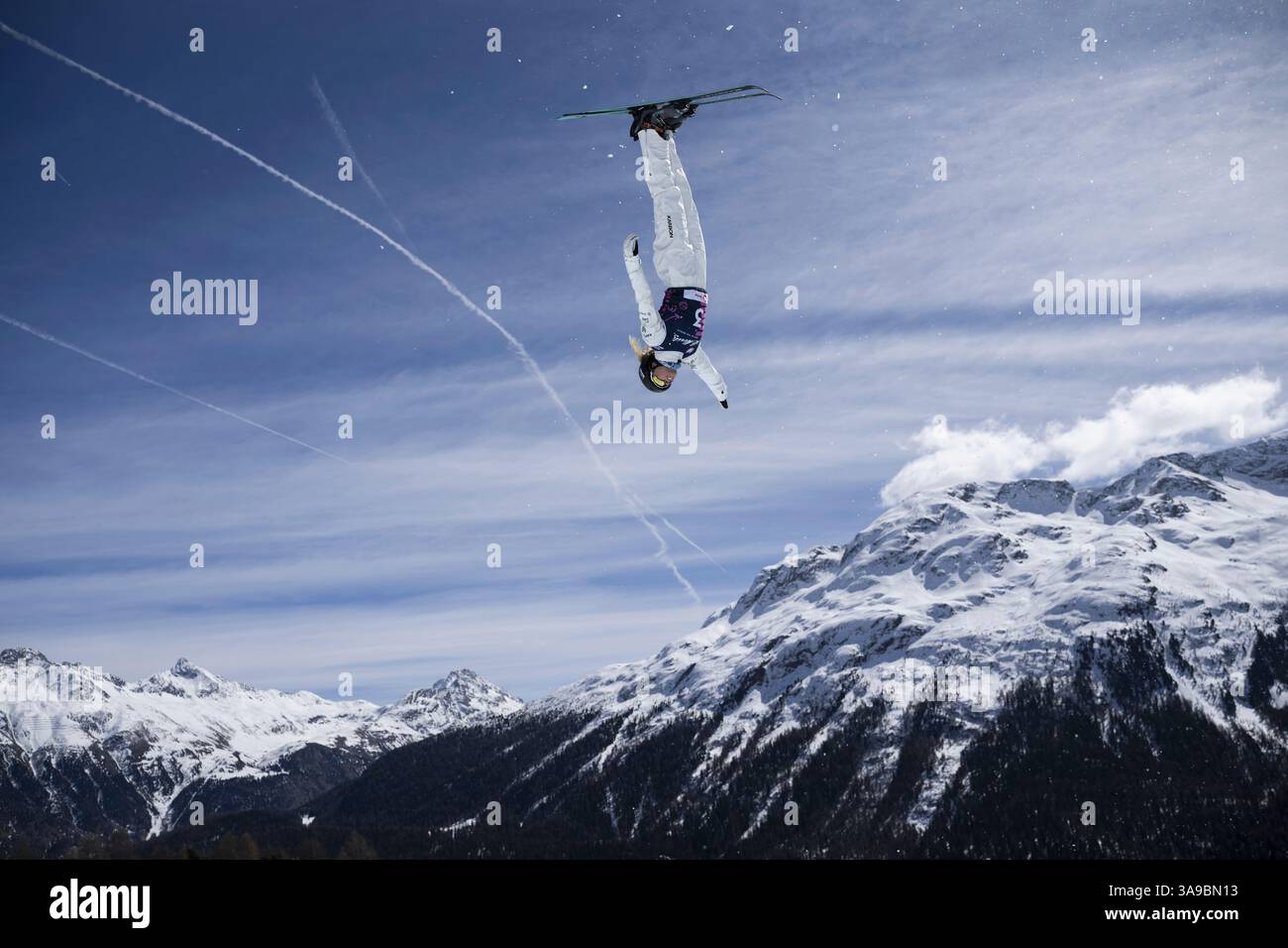 Australia's Danielle Scott competes in the Aerials of the FIS Snowboard ...