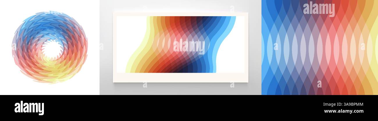 Sphere. Digital wave with dynamic effect. Abstract background. 3d vector illustration made of ...